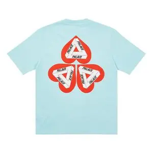 PALACE Palace Heart Shape Tri- Ferg Short Sleeve T-Shirt Light Blue