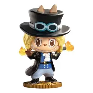 POP MART One Piece The Monsters Labubu Sabo Figure - Multi-color