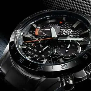 Casio Edifice Solar Powered Sapphire Crystal Chronograph Watch