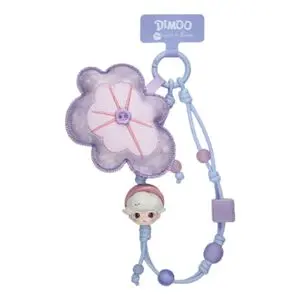 POP MART Dimoo Moments In Bloom Series Decorative Charm 'spring's Trumpet - Multi-color