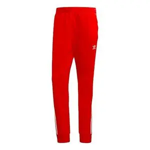 Adidas Adidas Originals Sst Tp P Logo Bundle Feet Athleisure Casual Sports Pants Red Light Red
