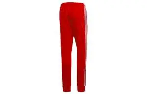 Adidas Originals Sst Tp P Logo Bundle Feet Athleisure Casual Sports Pants Red - Light Red