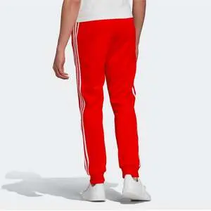 Adidas Originals Sst Tp P Logo Bundle Feet Athleisure Casual Sports Pants Red - Light Red