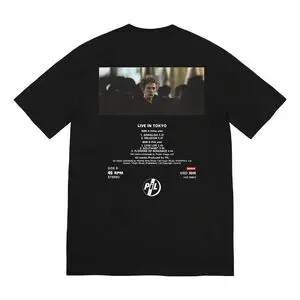 Supreme X Public Image Ltd Pil Live In Tokyo T-shirt - Black