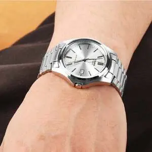 Casio Analog Stainless Steel Watch - Silver