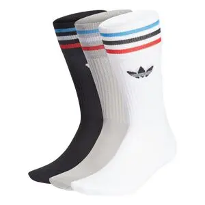Adidas Originals Logo Stripe Sports Socks - Multi-color