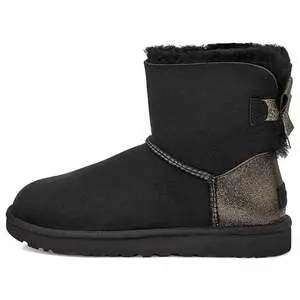 UGG Mini Bailey Bow Glitz 'dark Grey