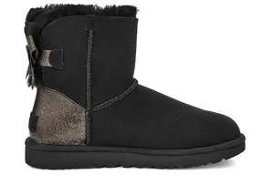 UGG Mini Bailey Bow Glitz 'dark Grey