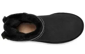 UGG Mini Bailey Bow Glitz 'dark Grey