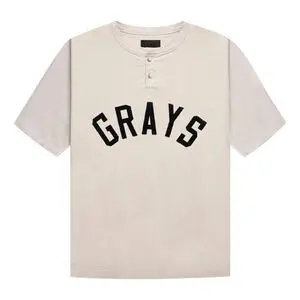 Fear Of God Grays Henley Tee 'sand - Cream