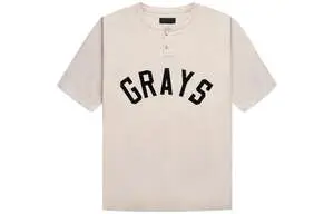 Fear Of God Grays Henley Tee 'sand - Cream
