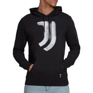 Adidas Juventus Pattern Printing Hooded Pullover