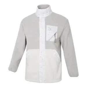 PUMA Imitation Lamb Wool Stand-up Collar Jacket