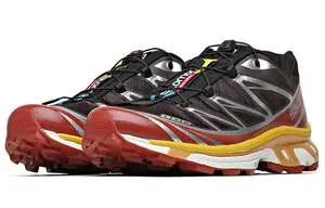 SALOMON Xt-6 Athletic Sneakers - Black/red