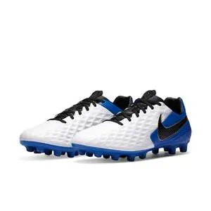 Nike Tiempo Legend Pro Hg Football Boots - White/blue