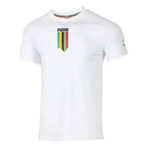 PUMA Tfs Graphic Tee Living Series Sports Short Sleeve White - Default Color