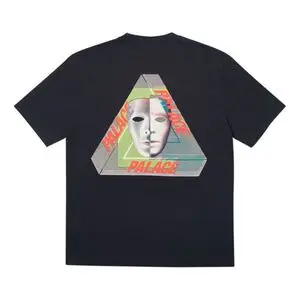 PALACE Human Face Mask Short Sleeve T-shirt - Black