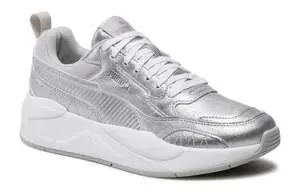 PUMA X-ray2 Square Metallic Tum Sneakers - Silver/white