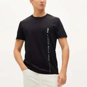 FILA Letter Logo Loose Crewneck Short Sleeve
