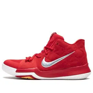 Nike Kyrie 3 High Top Sneakers - Red/gray