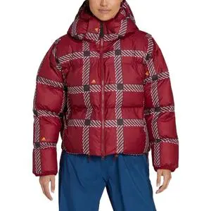 Adidas By Stella Mccartney Short Padded Printed Jacket