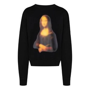 Off-White Mona Lisa Appliqué Sweatshirt - Black