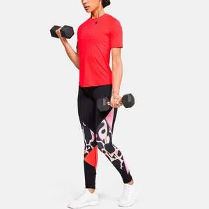 Under Armour Rush Training Sports Splicing Breathable Short Sleeve