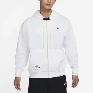 Nike Back Logo Sports Knit Hooded Zipper With Lacing Closure