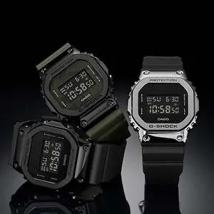 Casio G-shock Square Quartz Watch - Black