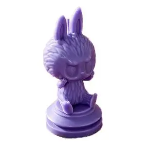 POP MART Pop Mart The Monsters Labubu Let's Checkmate Scented Candle 'rook' Purple