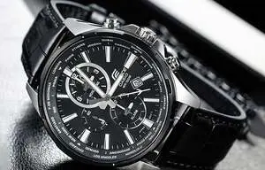 Casio Edifice Quartz Watch With Sapphire Crystal And Solar Power