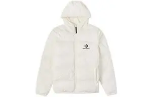 CONVERSE Hooded Down Jacket - White