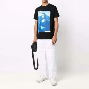 Off-White Mona Lisa Graphic T-shirt - Black