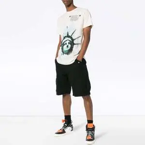Off-White Ss19 Liberty Cotton Short Sleeve - White