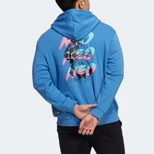 Adidas Neo Hoodie With Graffiti Logo Alphabet Printing
