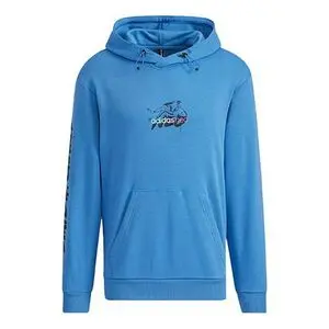 Adidas Neo Hoodie With Graffiti Logo Alphabet Printing - Multi-color