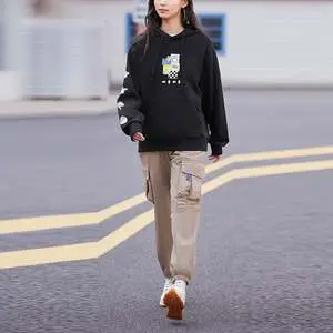 LI-NING Sports Living Series Cartoon Print Hoodie