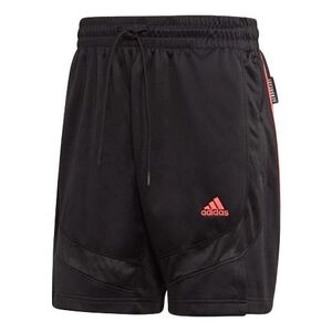 Adidas Originals Sports Shorts With Graphic Detail - Black