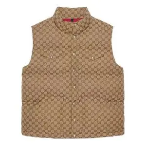 Gucci X The North Face Down Vest - Tan