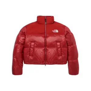 The North Face THE NORTH FACE White Label Novelty Nuptse Down Jacket Red