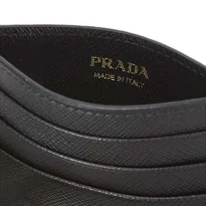 Prada Fw25 Saffiano Leather Card Holder