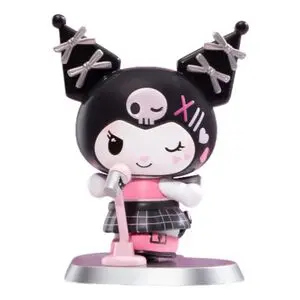 POP MART Hello Kitty And Friends Pink Party Series Kuromi Figure - Multi-color