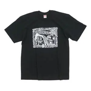 Supreme Fw18 Faces Tee Abstract Human Face Short Sleeve