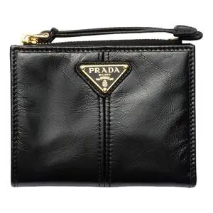 Prada Fw25 Small Leather Wallet