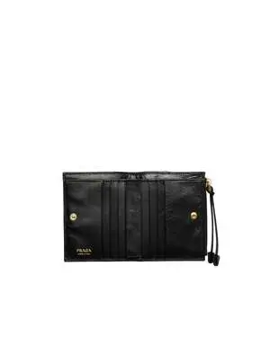 Prada Fw25 Small Leather Wallet