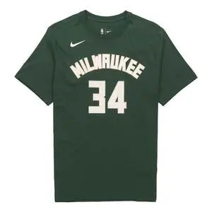 Nike Milwaukee Bucks No. 34 T-shirt - Green