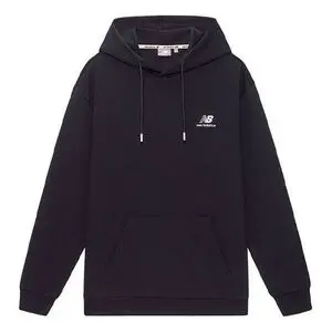NEW BALANCE Logo Printed Hoodie - Black