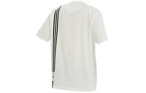 Adidas Y-3 Ss21 Back Stripe Loose Round Neck Short Sleeve