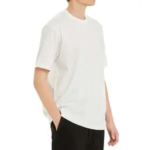 Adidas Y-3 Ss21 Back Stripe Loose Round Neck Short Sleeve