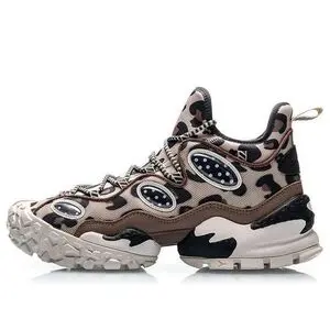 LI-NING Countflow Monster Eye Mid-top Sneakers - Black/white